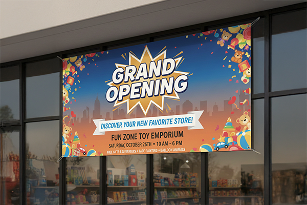 Custom Vinyl Banner Printing For Business | Riot Color India